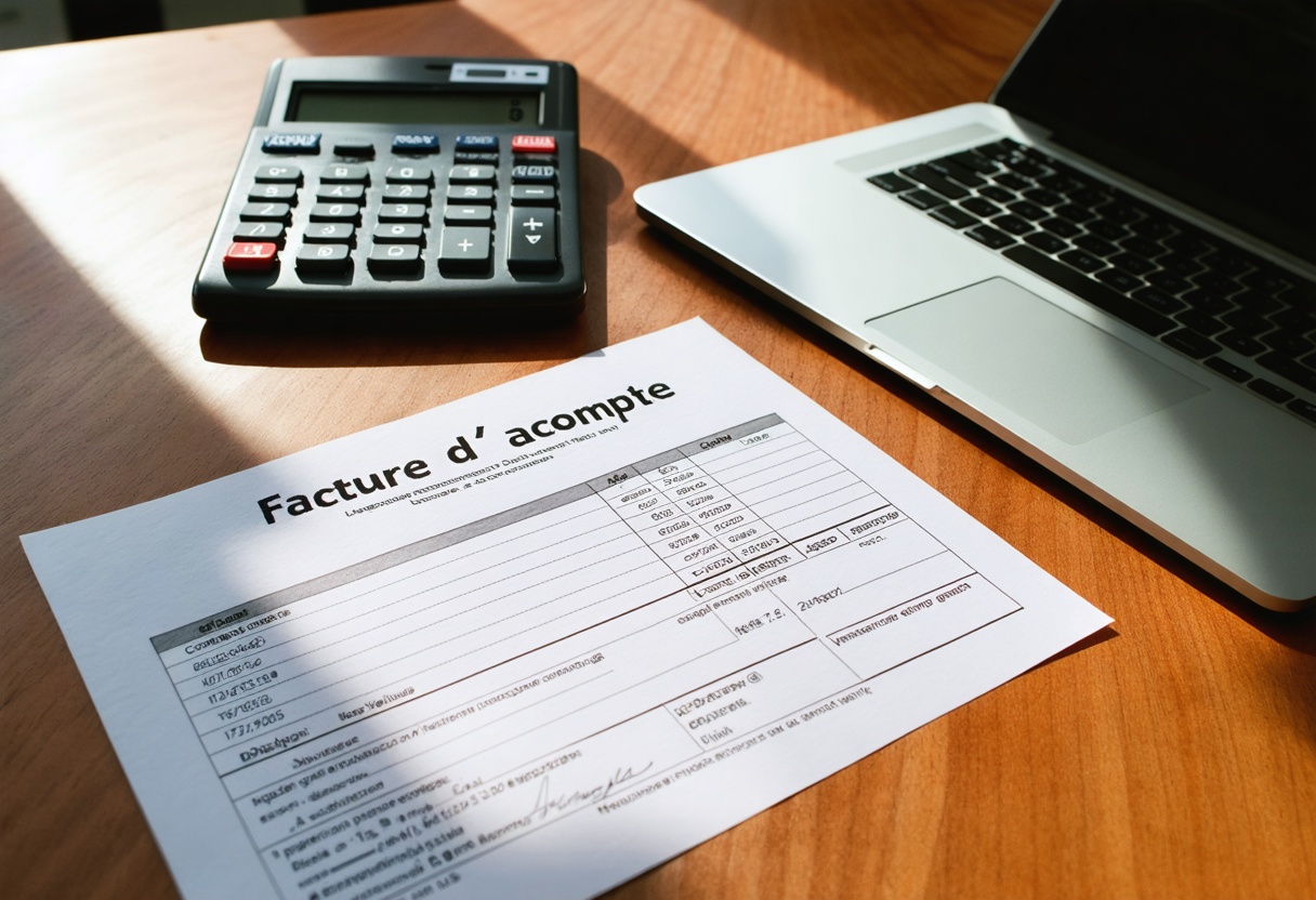 Facture d'acompte : 8 obligations et mentions clés